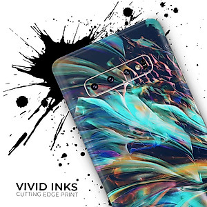DesignSkinz Liquid Abstract Paint Remix V28 Protective Vinyl Decal Wrap Skin Cover Compatible with The Samsung Galaxy S20 (Screen Trim & Back Glass Skin)