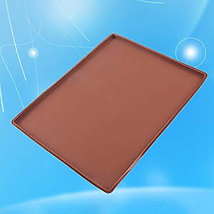Hemoton Oven-safe Baking Mat Pastry Mat s Cookie Cutters Cookies Mat Baking Tray Pan Cake Mat Pizza Leakproof Mat s Swiss Roll Cake Mat Non Stick Baking Sheet