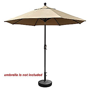 EliteShade Umbrella Base Water Filled Stand Market Patio Outdoor Heavy Duty Umbrella Holder(Black)