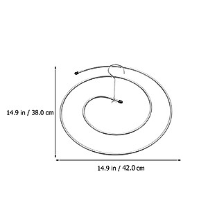 VOSAREA Space- Saving Clothes Organizer 2Pcs Stainless Steel Laundry Drying Rack Spiral Shape Drying Rack Hanger for Bed Sheet Bed Cover Clothes Drying Rack