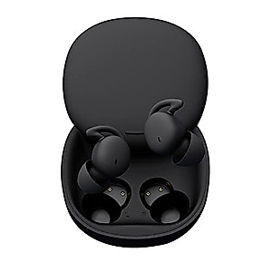 Xmenha Sleep Earbuds for Sleeping Bluetooth Headphones Ultra Smallest Invisible Mini Wireless Sleep Ear Buds for Side Sleepers Tiny Sleepbuds Stereo HiFi Sound for Android iPhones - Black