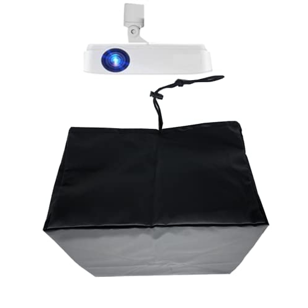 lifang Projector Dust Cover Case Protector,UV-Resistant Cover Oxford Cloth Material,Waterproof,Dust-Proof,Adjustable Retractor,Fit for Ceiling Mounted Projector and Universa Projector