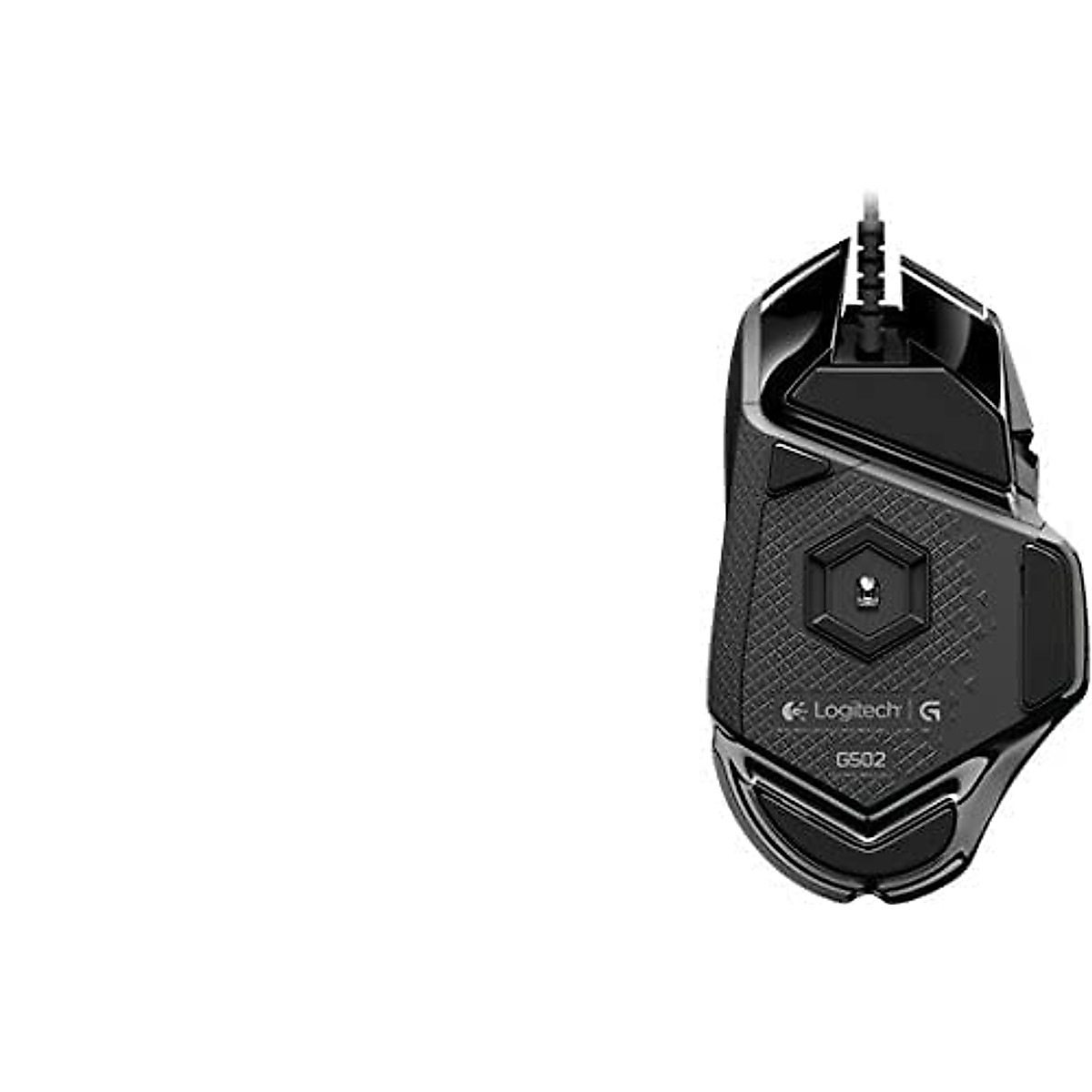 Logitech G502 Proteus Spectrum RGB Tunable Gaming Mouse, 12,000 DPI On-The-Fly DPI Shifting, Personalized Weight and Balance Tuning with (5) 3.6g Weights, 11 Programmable Buttons