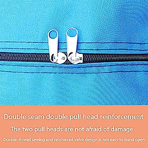 Heavy Duty Large Storage Bags 180 Liters with Carrying Handles and Reinforced Seams Zippers for Moving，Camping，Packing and Clothes Storage