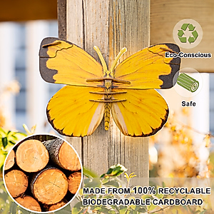 MAKEBUG 3D Puzzles Eco-Friendly Paper Puzzle for Kids Teenager Crafts Bugs Common Grass Yellow