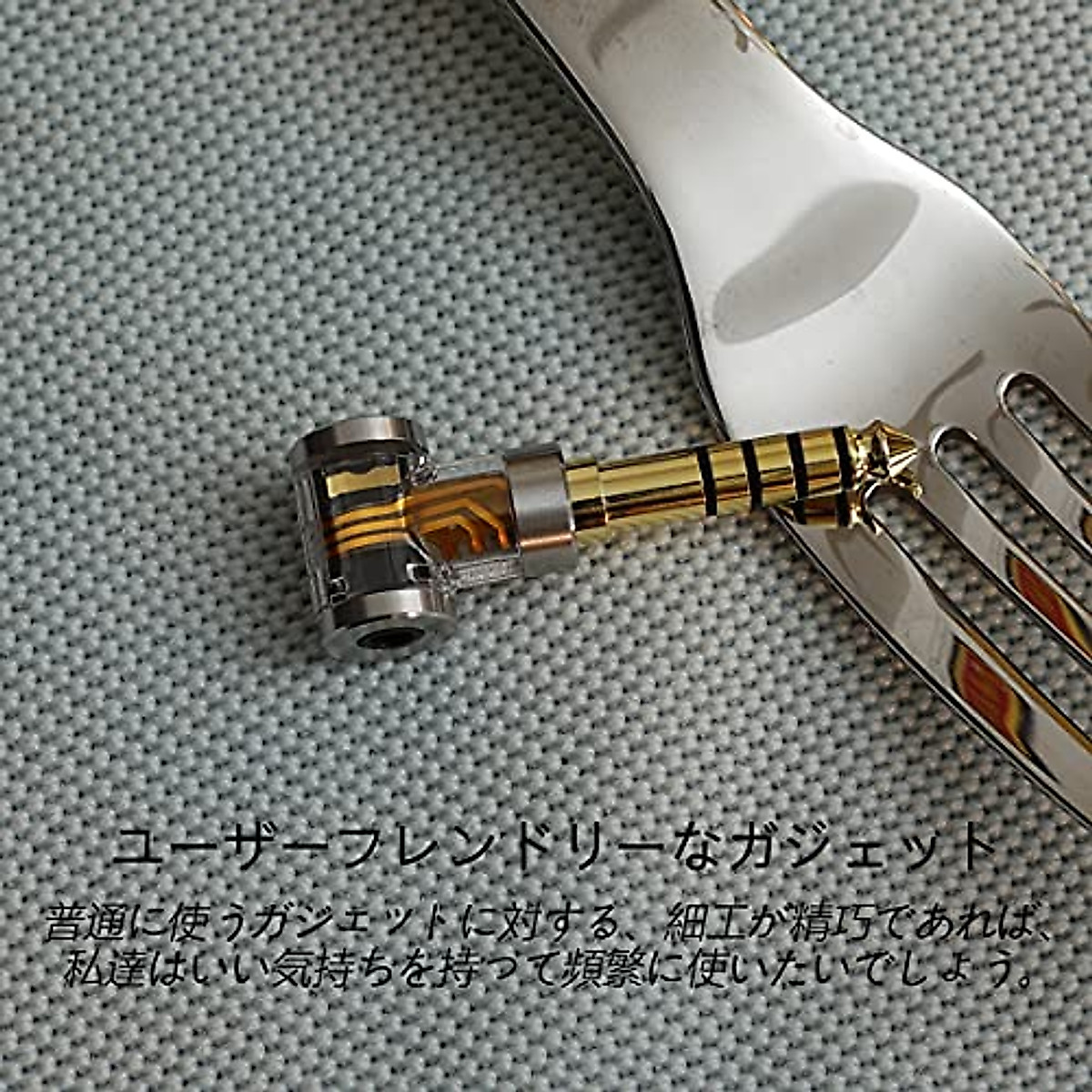 DD ddHiFi DJ44A 2.5mm Balanced Female to 4.4mm Male Earphone Dongle, Compact Size Audio Jack Adapter to Connect Your 2.5mm Earphone with Your 4.4mm Music Player/Amplifier