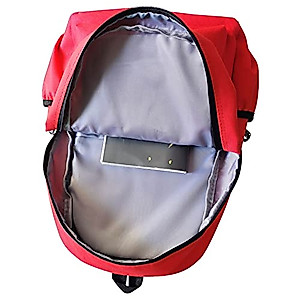 Laptop Backpack, Boy Backpack Red Bookbags Gamer Laptop Schoolbags，for Boy Girl College School (2022 New Red)