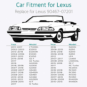Lantee 20 Pcs Engine Under Cover Push-Type Retainer Clips Replaces for Toyota & for Lexus 90467-07201