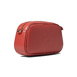 Valentino Bags by Mario Bella Embossed Brick Red One Size