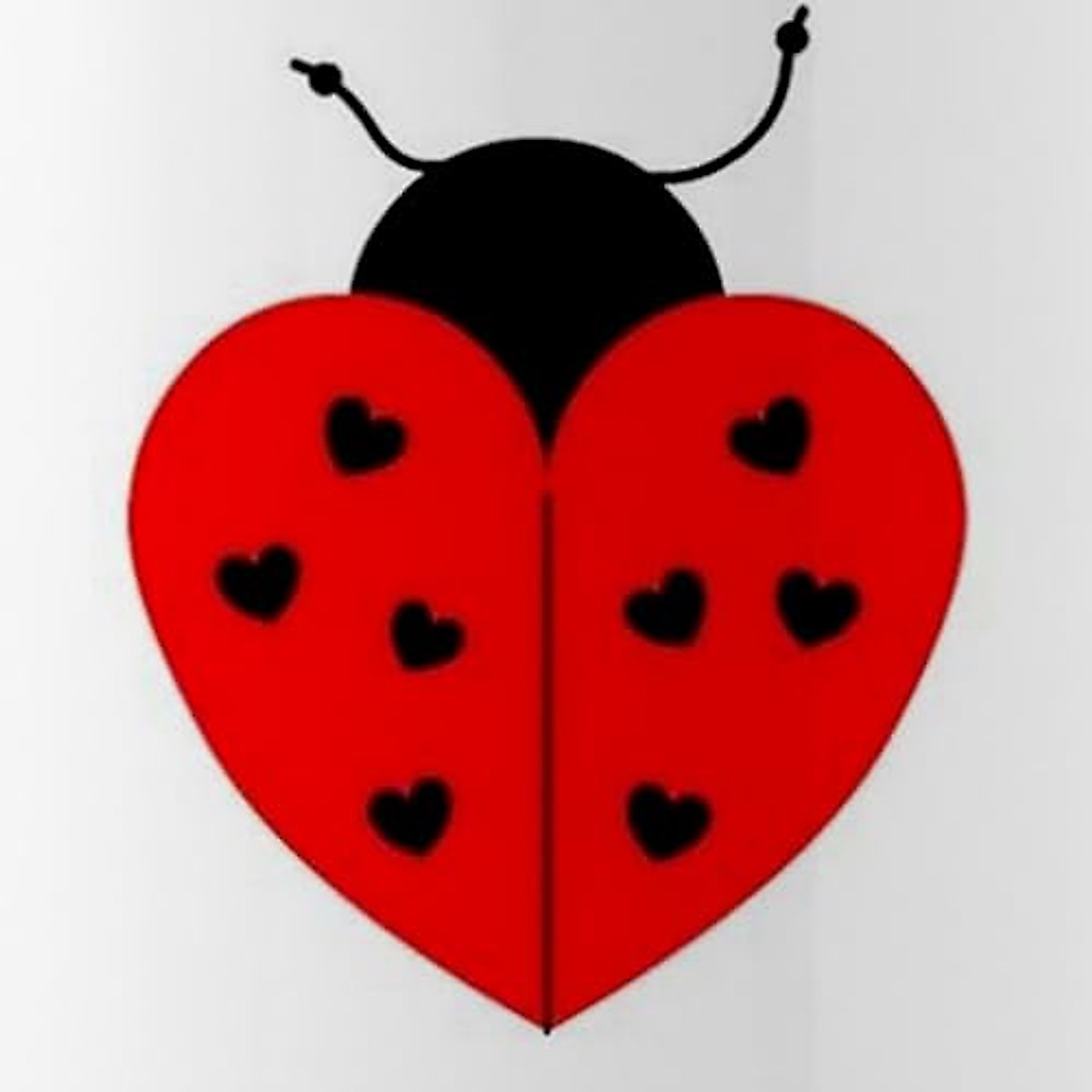 CafePress LADY BUG HEART Water Bottle 1.0L (34 oz) Stainless Steel Water Bottle