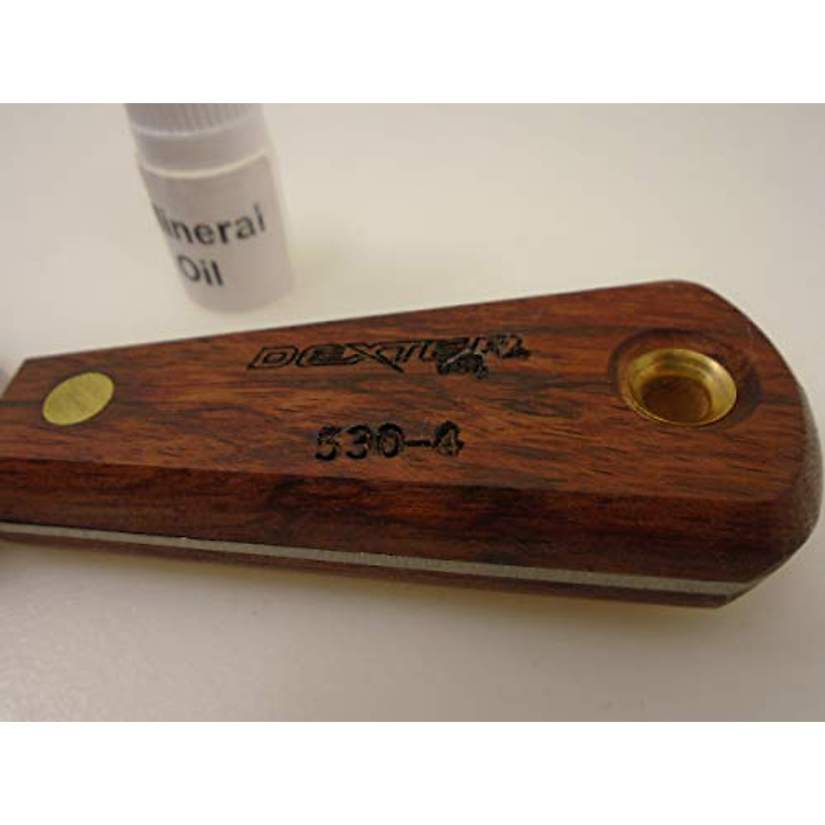 Dexter 4 inch Hi Carbon Scraper Straight Stiff Blade 530-4 Wood Handle Factory Second