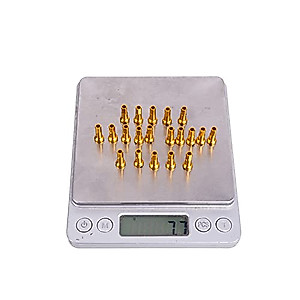 TRENDYBOY 100pcs Bicycle Spoke Nipples 2.0 * 14mm Aluminum Alloy Cycling MTB Road Bike Wheel Nipples Mountain Bike Hub Spoke Nipples (Color : Purple 100pcs)