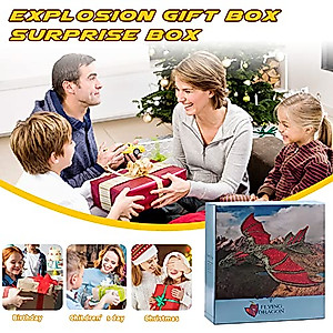 ANTSIR RC Plane for Kids, 2 Channel Remote Control Dragon Airplane with Gyro System, Flying Dino Toy Gift for Beginners Learning to Fly