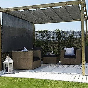 winemana 40% Black Shade Cloth, 20 x 48 FT Durable Mesh Tarp with Grommets, Resistant Garden Sun Shade Netting, Shading Antifreezing for Pergola, Greenhouse, Plants Growing, Chicken Coop