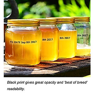 Replacement for Brother Label Maker Tape Clear TZ 12mm 0.47 Inch Ptouch Label Tape Black on Clear TZe-131 TZe131 P Touch Refills for PTD210 PTH100, 1/2 Inch 26.2 Ft, 2 Pack