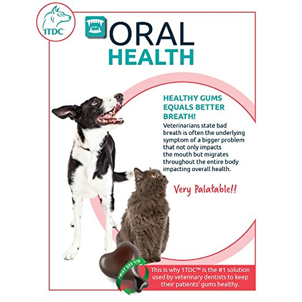 WorksSoWell 1TDC Dual Action Natural Support – 120 Twist Off Soft Gels | Delivers 4 Health Benefits for Dogs & Cats | Supports Oral, Hip & Joint Health, Muscle & Stamina Recovery, Skin & Coat Health