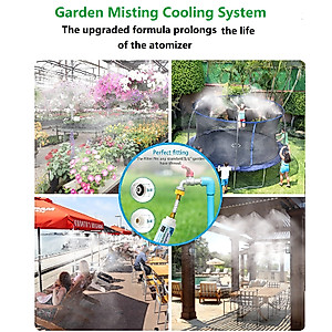 H&G lifestyles Misting System Calcium Inhibitor Filter for Patio Misters Inline Water Filter Effectively Reduce Hard Water Spots, Soften Water (Pack of 4)