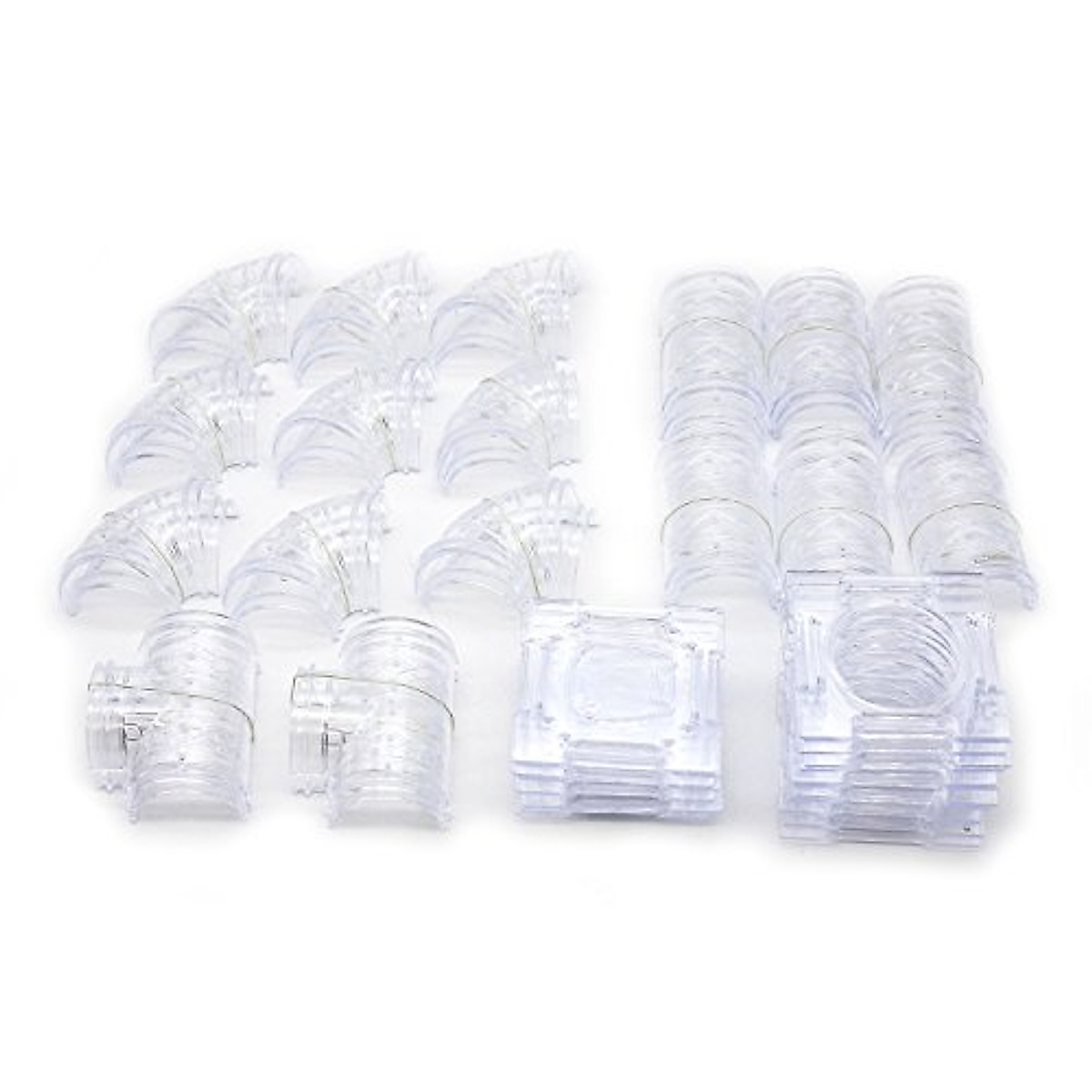 94 Pcs DIY Hamster Tunnel and Playground Module, Tube House Platform Excercise for Mouse Hamster and Other Small Animals