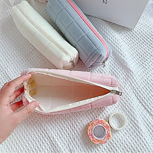 HABUAETY Small Pencil Pouch Pen Pouch Office Stationery Storage Bags Mini Makeup Cosmetic Bag