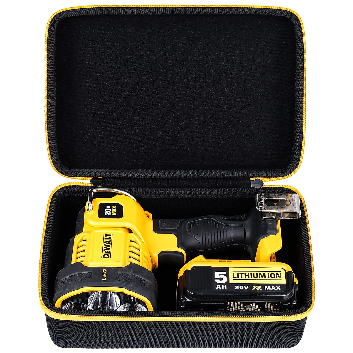 khanka Hard Travel Case Replacement for DEWALT 20V MAX LED Work Light(DCL043)