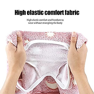 Xqpetlihai Dog Pajamas Dog Onesie Soft Material Dog Clothes for Medium Large Size Dog Dog Pjs for Girl(P,XL)