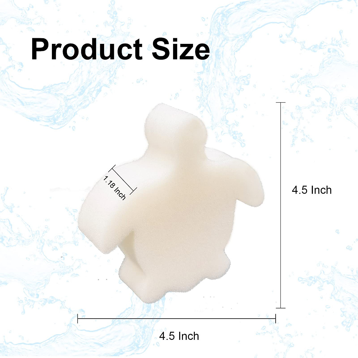 Ukulork 18/24 Pack Pool Oil Absorbing Scum Sponge, Hot Tub Scum Absorber, Hot Tub Accessories for Swimming Pool and Spa