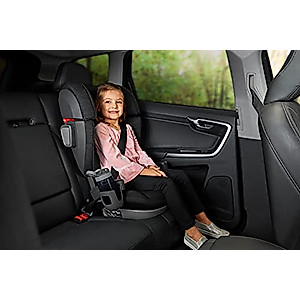 UPPAbaby ALTA Booster Seat - Morgan (Charcoal Melange) + Extra Cup Holder for ALTA