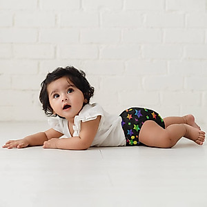 SuperBottoms New UNO Freesize Cloth Diaper, Cloth Diaper for Babies 0 to 3 Years, Washable & Reusable Cloth Diaper, Comes with Cloth Diaper Insert, 1 Diaper and 1 Organic Cotton Soaker