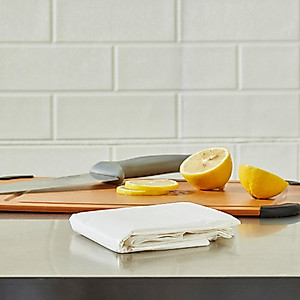 Clean Tek White Plastic Disposable Apron - 42" x 27 1/2" - 100 count box - Restaurantware