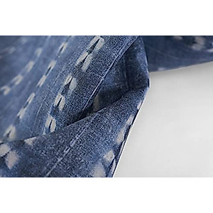 Novogratz by Momeni Bolt Polyester Denim Area Rug 9' X 12'