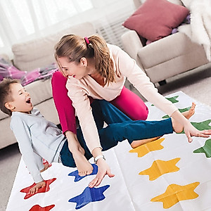 Fun Party Games Indoor and Outdoor Game for Kids Family Party Game Interesting Floor Game,Foot Games,Bigger Mat for 2 and More Players