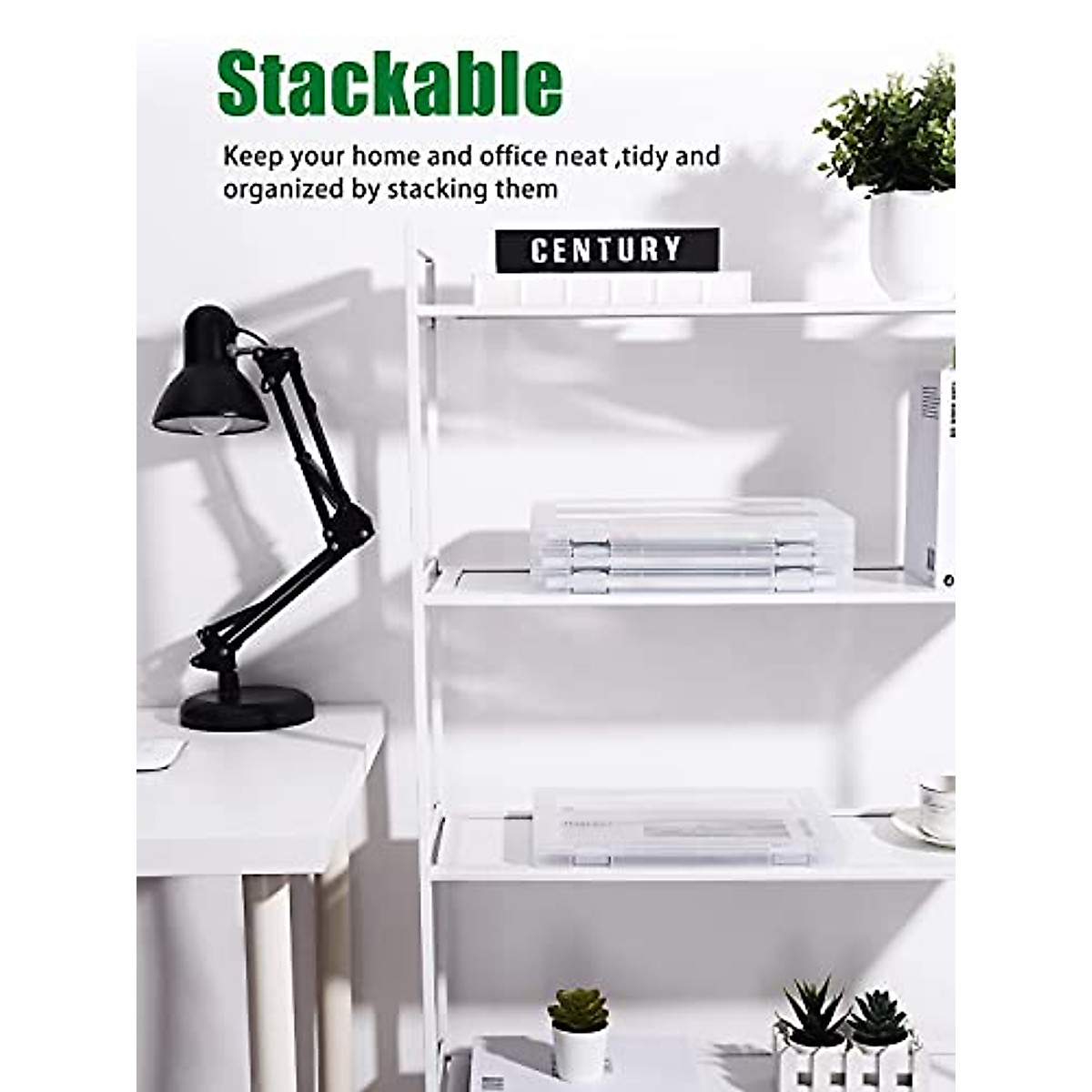 Denkee 4 Pack A4 File Project Cases - Document Storage