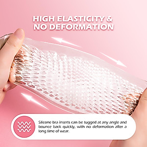 Yofidra Silicone Bra Inserts and Breast Enhancers, Add 2 Cups, Breathable, Reusable,1 Pair