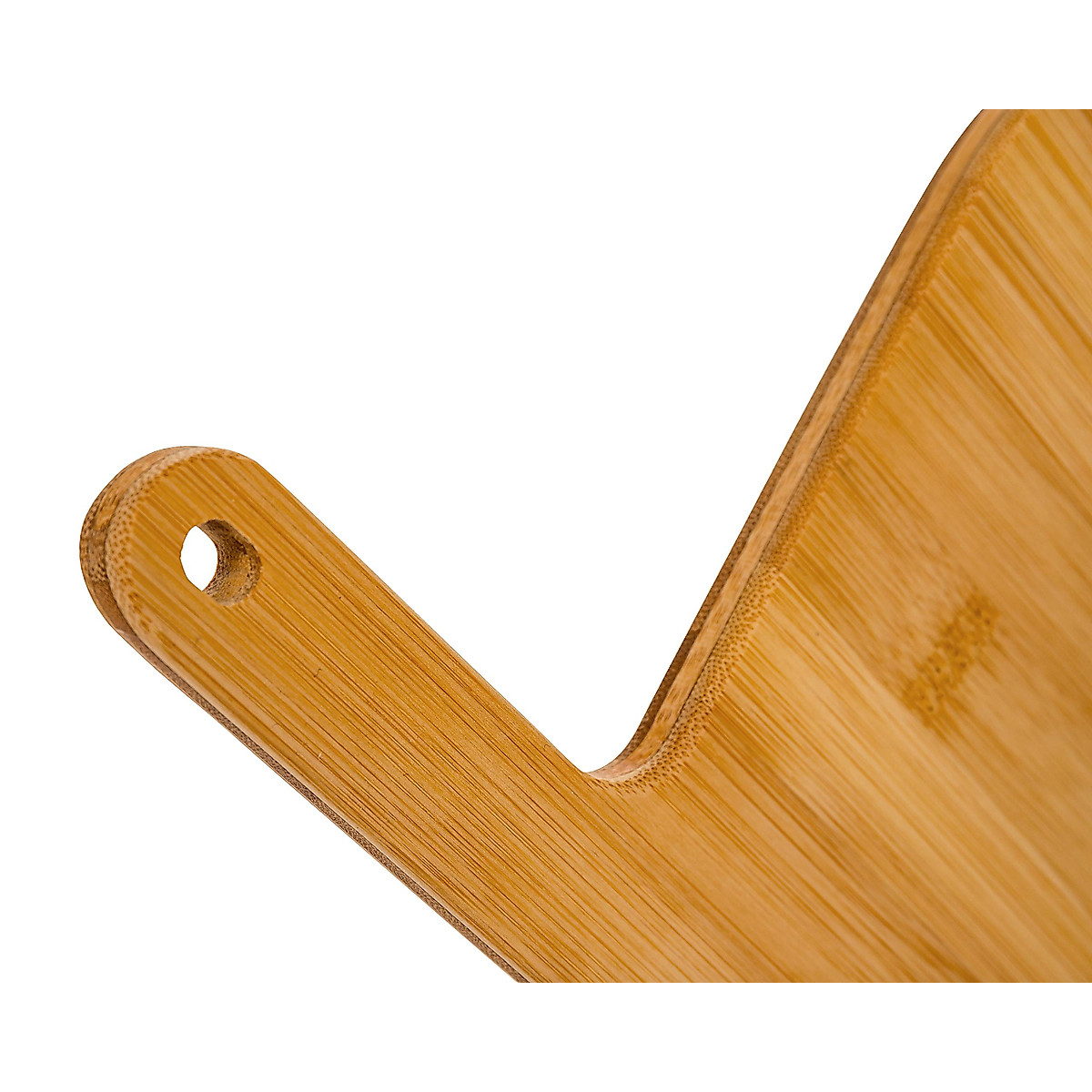 Camco Life is Better at The Campsite Retro RV Shaped Bamboo Wood Cutting Board for Food Prep-Doesn't Dull Knives, Resists Moisture (53089)