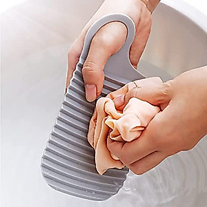 Sawyst 4Pack Mini Washing Board Portable Plastic Household Washboard Reusable Washing Laundry Board for Home , Suitable for Home and Travel, Outdoor