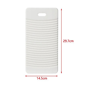 JISADER Hand Washing Board for Clothes Non Slip Portable Compact Washing Scrubbing Board Socks Clothes Cleaning Tool for Hotel Sink