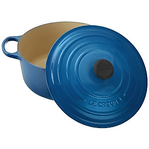 Le Creuset Enameled Cast Iron Signature Round Dutch Oven, 7.25 qt., Marseille
