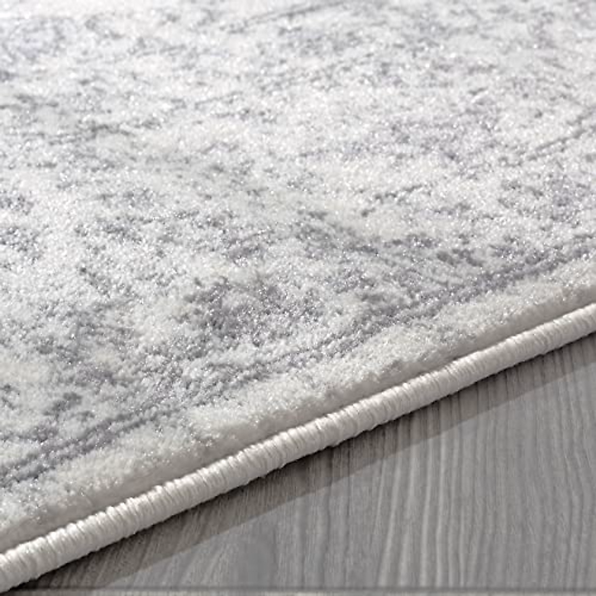 3212 Distressed Silver 7'10x10'6 Area Rug Carpet Large New