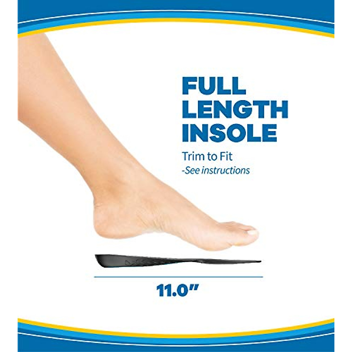 Dr. Scholl's Work Insoles All-Day Shock Absorption and Reinforced Arch Support that Fits in Work Boots and More (for Women's 6-10)