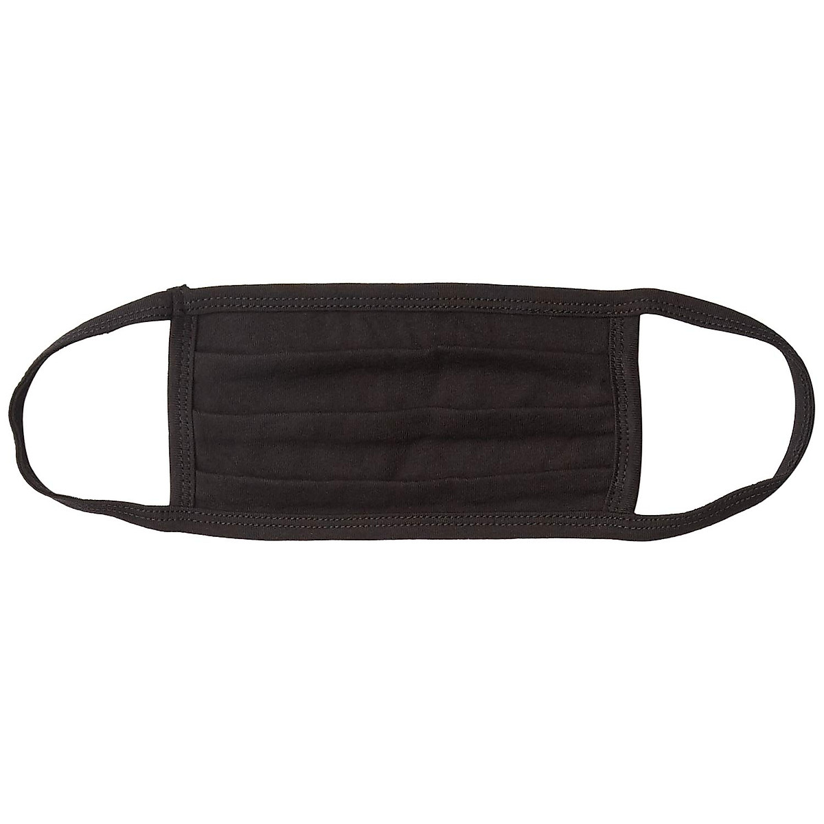 Amazon Essentials Reusable Face Cover, Black (Pack of 3)