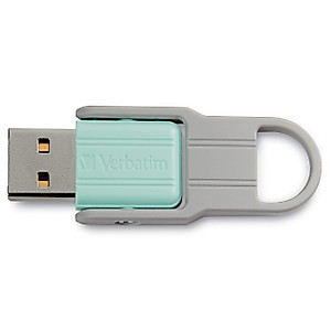 Verbatim 32GB Store 'n' Flip USB Flash Drive - 2Pk - Blue, Mint (70061)