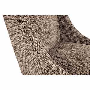 Signature Design by Ashley Sommerford Modern Farmhouse Upholstered 2 Piece Dining Chair Set, Brown