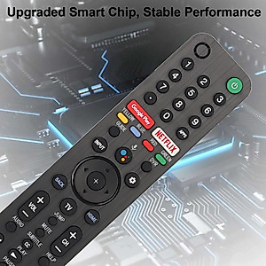 New RMF-TX500U RMFTX500U Voice Remote Control for Sony Smart TV KD55X9500G KD55X9000H KD65X9000H KD75X9500G KD85X9500G KD55X9500H Controller with Two Batteries