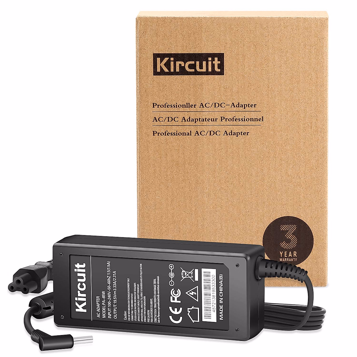 Kircuit 10Ft AC Power Supply Power Adapter for Vox VT40X 40-watt Guitar Modeling Combo Amp