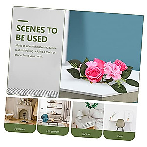 Abaodam 2pcs Artificial Candlestick Garland para Mesa De Wedding Table Decor Weddings Fake Rose Balls Flower Candle Ring Peony Candle Rings Wreaths Candle Wreaths Props