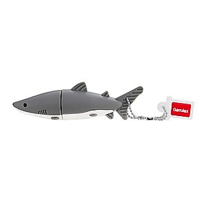 GARRULAX USB Flash Drive, 8GB / 16GB / 32GB USB 2.0 Cute Shape USB Memory Stick Date Storage Pendrive Thumb Drives for Kids Children Collegue Student (32GB, Shark)