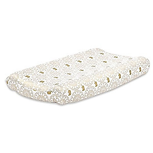 Little Peanut Gold Medallion and Elephant Changing Pad Cover by The Peanut Shell