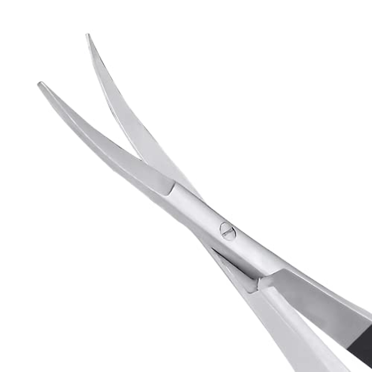 MAKER AND MARKET Spring Action Curved Blade 4.5 Inch Scissors For Applique, Embroidery, Fabric, Thread, Knitting, Sewing, Arts & Craft (Curved Blade)