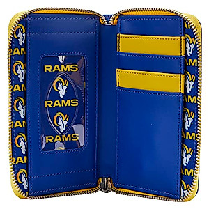 Loungefly NFL: LA Rams Wallet with Patches