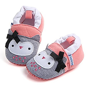 Girls and Boys Casual Shoes Soft Comfortable Infant Toddler Home Shoes Baby Learning Shoes Shoes Toddler 6 (WR2, 0-6 Months)